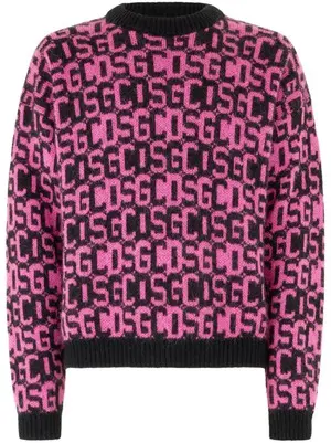 Gcds Intarsia-knit Logo Jumper