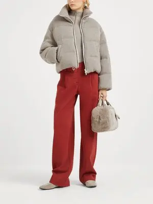 Brunello Cucinelli Cotton Mid-rise Pants - Red