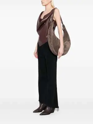 Khaite Augustina Shoulder Bag - Brown