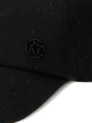 MAISON MICHEL Tiger Cap - Black