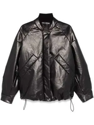 KASSL EDITIONS Polished Bomber Jacket - Black