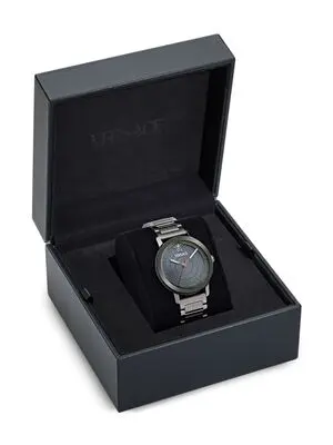 Versace V-helix 40mm Bracelet Watch - Grey