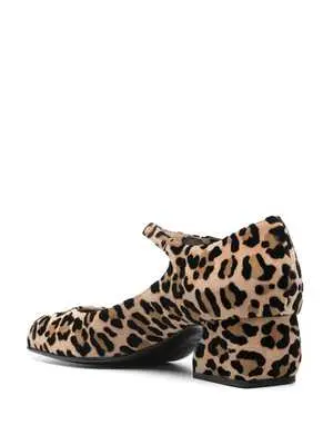 SERGIO ROSSI 45mm Leopard-print Pumps