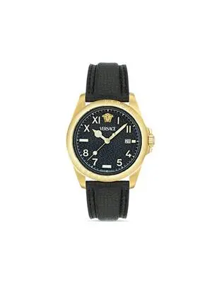 Versace Anteo 41mm Strap Watch - Black