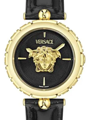 Versace Medusa Heritage 38mm Watch - Black
