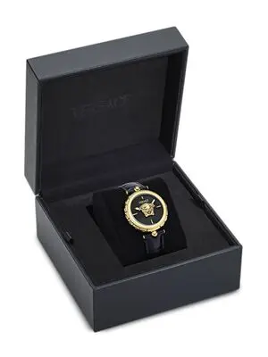 Versace Medusa Heritage 38mm Watch - Black