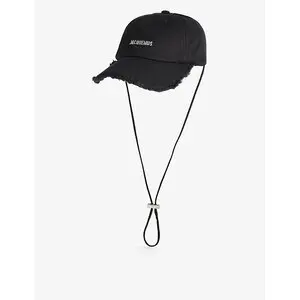 Jacquemus La Casquette Artichaut Cotton-twill Cap - Black
