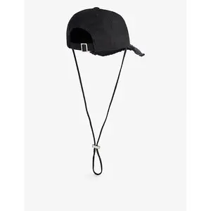 Jacquemus La Casquette Artichaut Cotton-twill Cap - Black