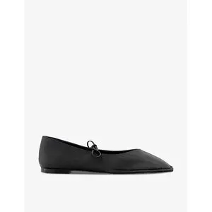 ALOHAS Sway Square-toe Leather Pumps