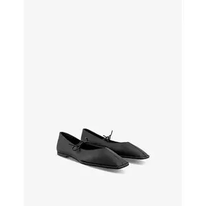 ALOHAS Sway Square-toe Leather Pumps