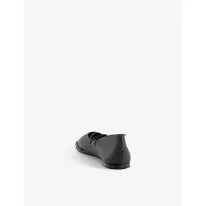 ALOHAS Sway Square-toe Leather Pumps