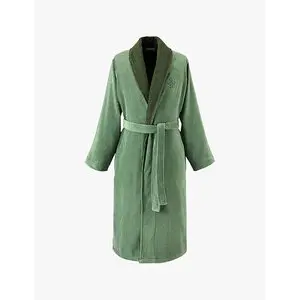 BOSS Double B Shawl-lapel Cotton Bathrobe - Cypres