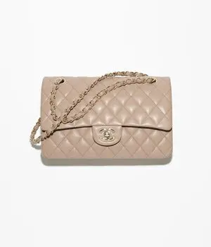 Chanel Classic 11.12 Handbag - Dark Beige