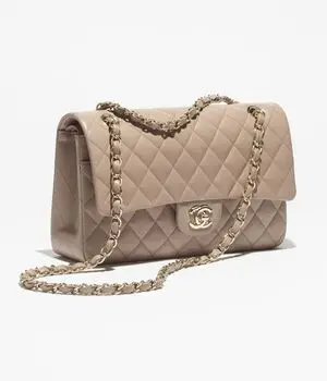 Chanel Classic 11.12 Handbag - Dark Beige