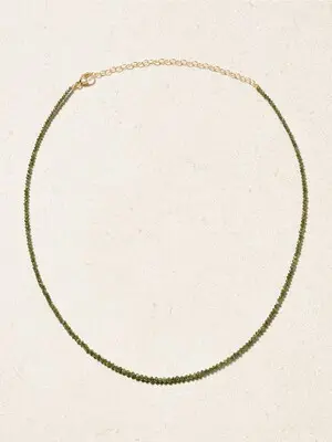 Jia Jia Gold Diamond Necklace - Green
