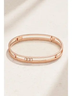 Messika Move Romane Diamond Bangle - Gold