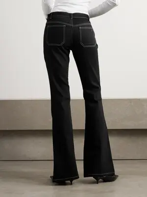 COURREGES Low-rise Flared Jeans