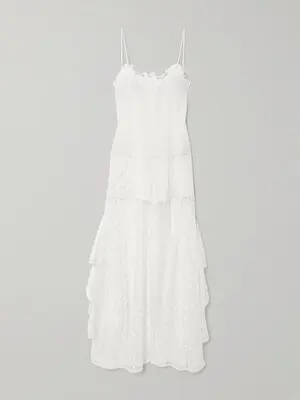 Chloé Ruffled Lace Jumpsuit