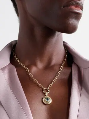 MARLO LAZ Sardinia Ii 14-karat Chain Necklace