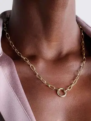 MARLO LAZ Sardinia Ii 14-karat Chain Necklace