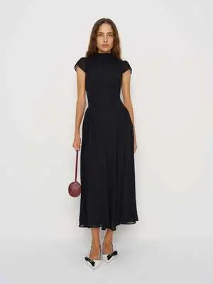 REFORMATION Maven Maxi Dress - Black