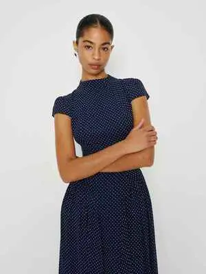 REFORMATION Maven Maxi Dress - Blue
