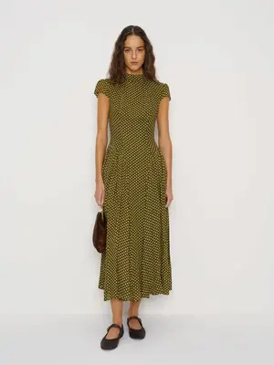 Women's Mock Neck Maxi Dresses