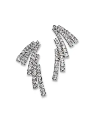 Bloomingdale'S Diamond Cascade Drop Earrings, 1.75 Tcw - White