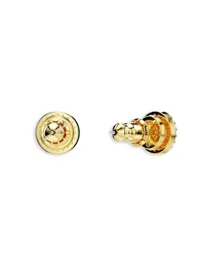 SWAROVSKI Una Crystal Halo Stud Earrings - Gold