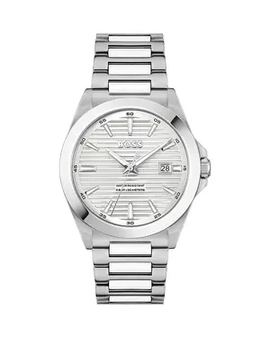Hugo Boss Strike Bracelet Watch, 41mm - Silver