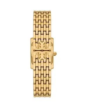 Tory Burch The Small Eleanor Stainless Steel Watch - White/gold