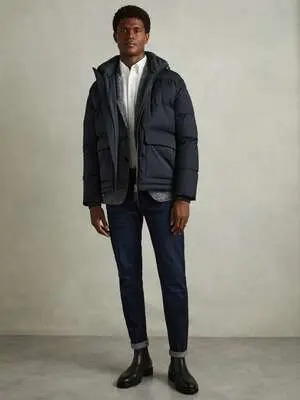 REISS Carston Patch-pocket Quilted Puffer Jacket