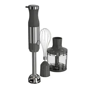 GE APPLIANCES 500 Watt Immersion Blender With Accessories - Stainless Steel