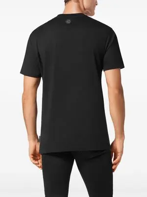 Philipp Plein Skull&bones-patch Cotton T-shirt