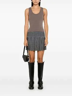 Moschino Lettering Tank Top - Neutrals