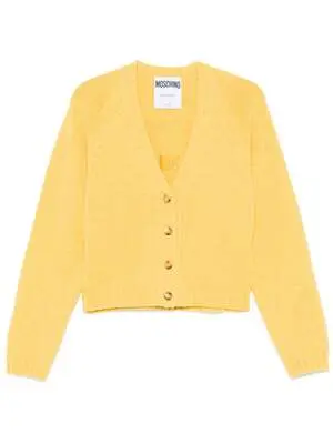 Moschino 100% Shrunk Virgin Wool Cardigan