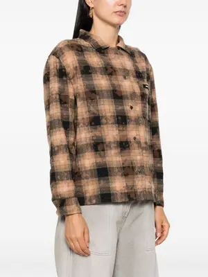 Palm Angels Logo-patch Check Shirt