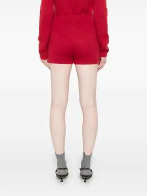 TWINSET Emily Knitted Shorts - Red