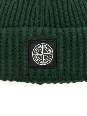 Stone Island Compass-patch Beanie