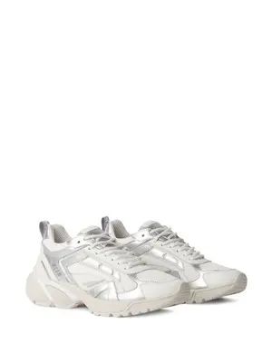 MSGM Logo-embossed Panelled Sneakers