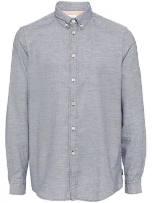 PAUL SMITH Button-up Cotton-blend Shirt