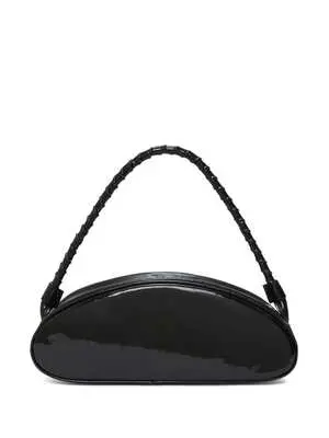 MSGM Logo-debossed Leather Tote - Black