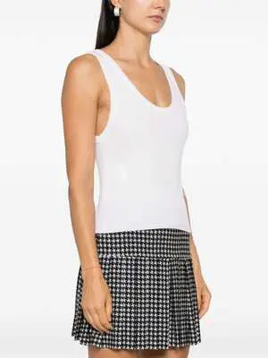 Moschino Lettering Tank Top - White