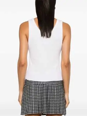 Moschino Lettering Tank Top - White