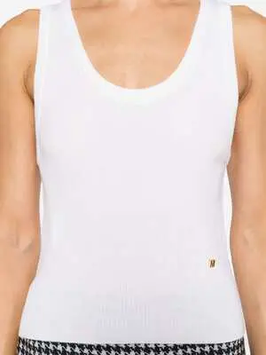 Moschino Lettering Tank Top - White