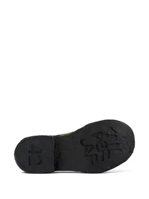 Camper Vamonos Croc-effect Leather Loafers - Brown