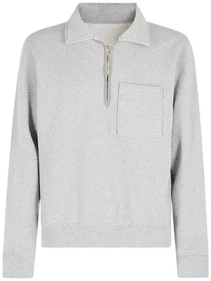 FORTELA Half-zip Polo Shirt - Grey