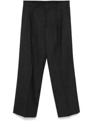 SUNFLOWER Wide Pleated Trousers - Grey