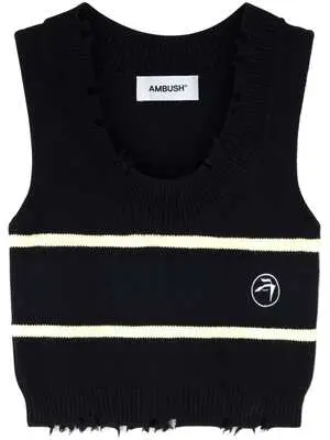 AMBUSH Raw-cut Knitted Top