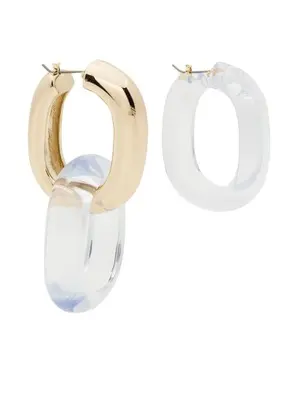 Sacai Tone Hoop Earrings